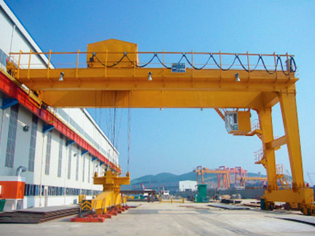 Grúa Semipórtico | Tipo Monorrail Birrail | AICRANE