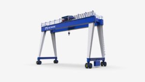 Grúa Pórtico Sobre Ruedas